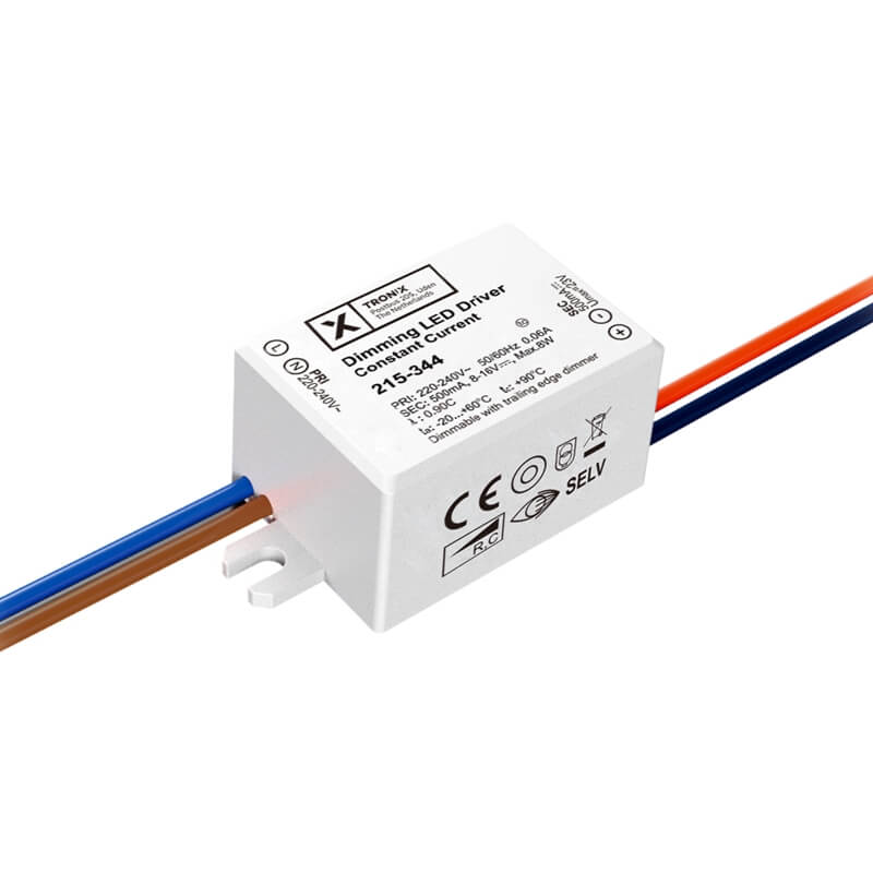 LED Driver 500mA | 8W| IP65 | Flicker Free | Triac Dimmable - MASTERLIGHT